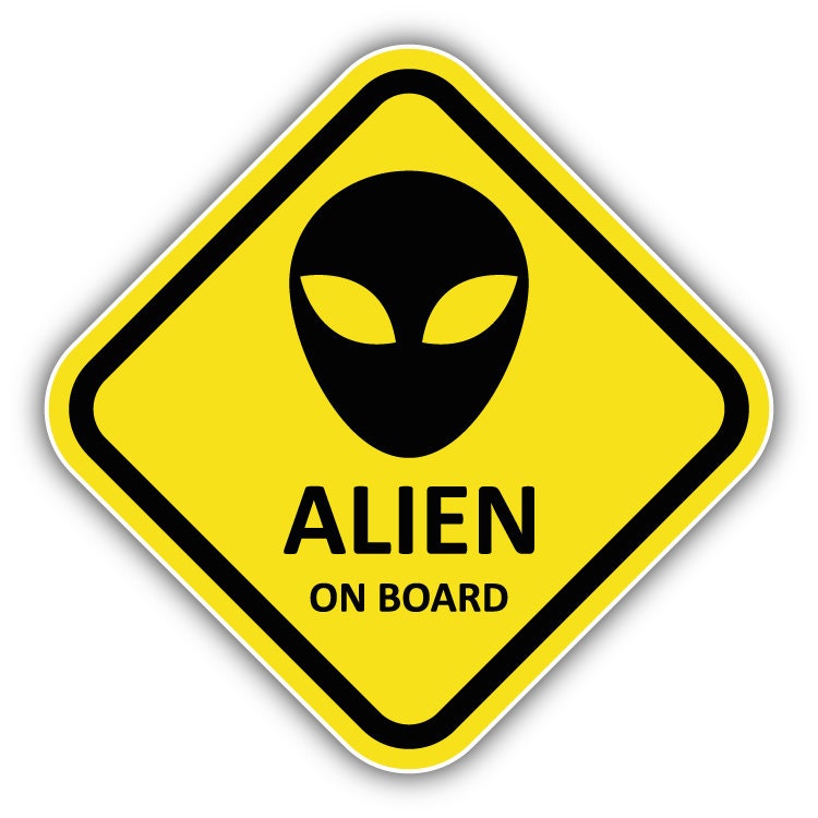 Alien Antenna Car Sticker at Keira Crampton blog