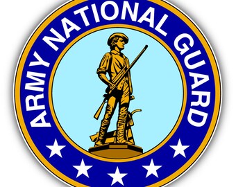 National Guard Decal | Etsy