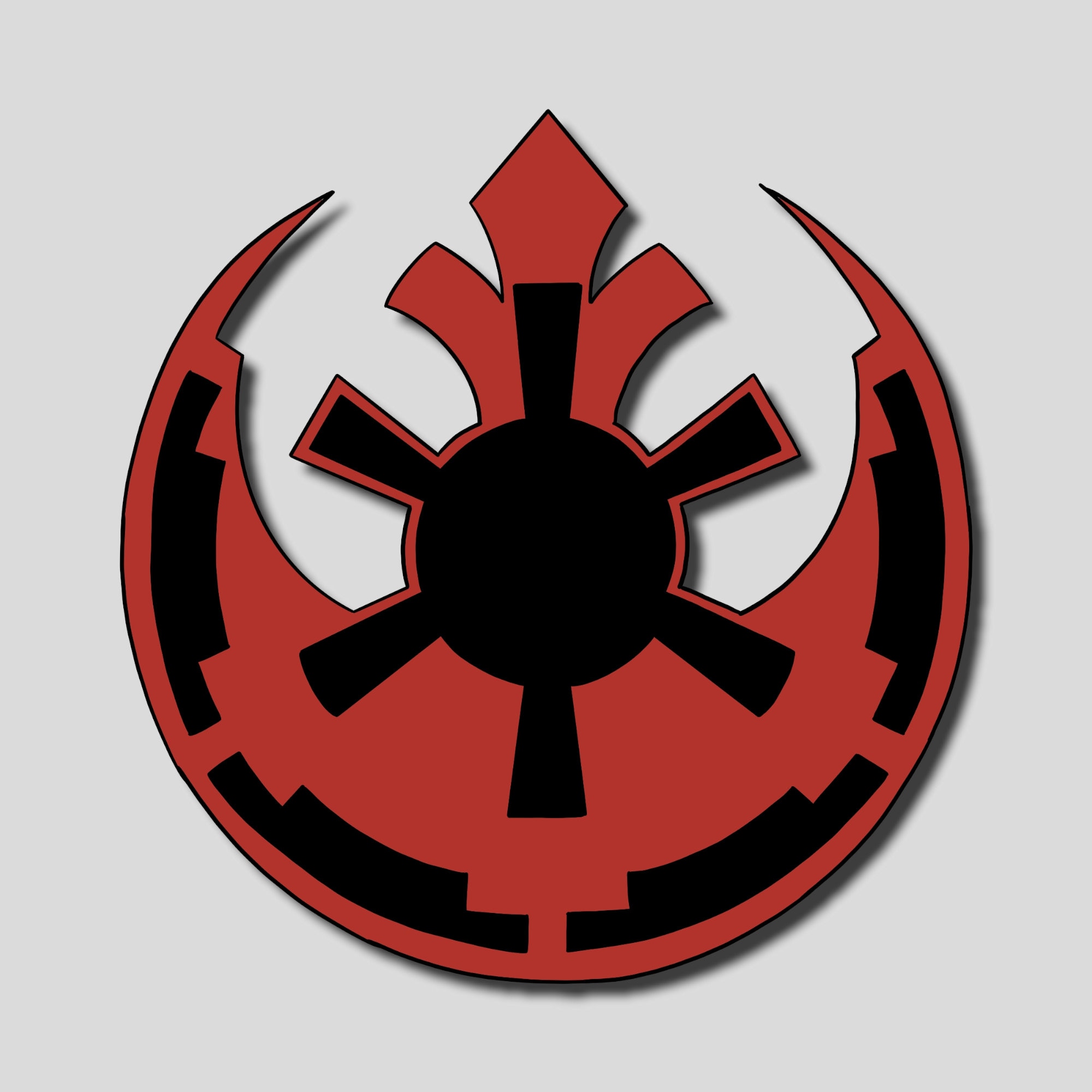 Empire Symbol Star Wars Red