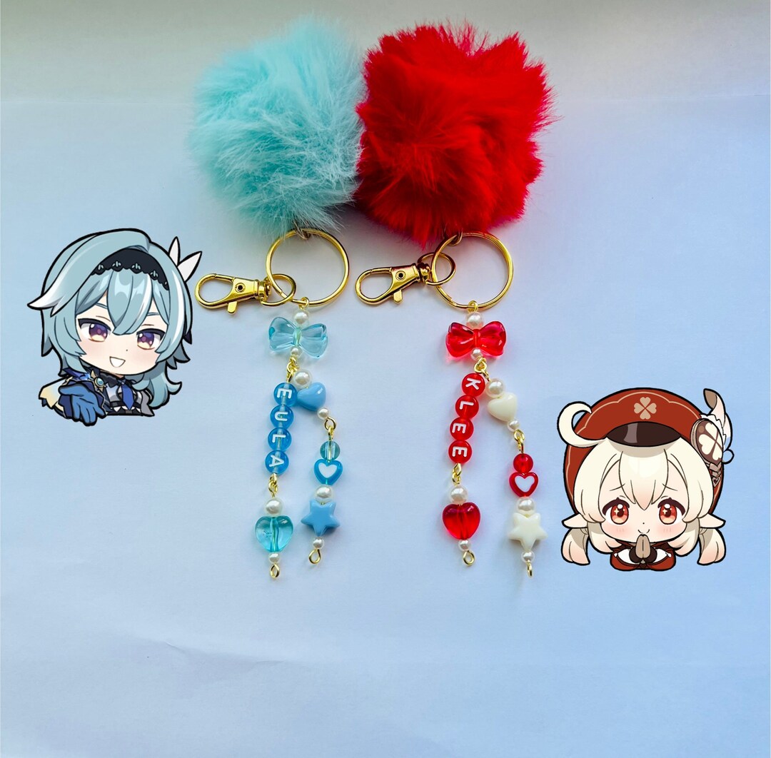 Genshin Impact Keychain Eula/klee Keychain Fanmade - Etsy
