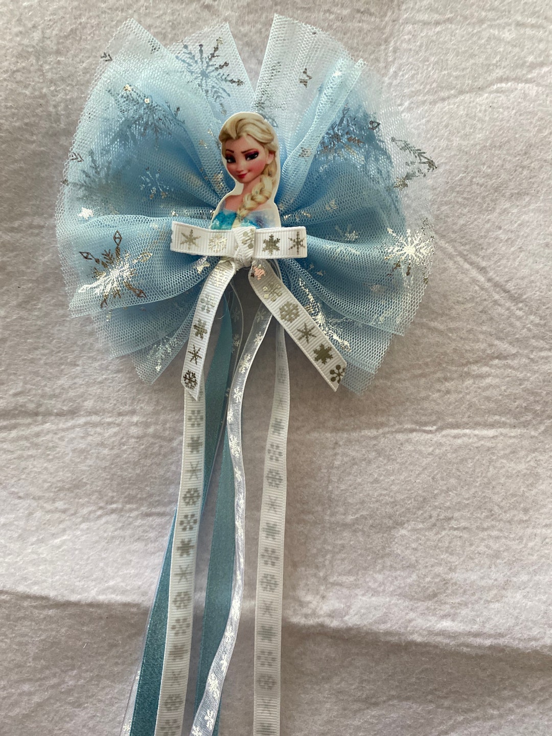 Girls Blue Elsa Hair Clip - Etsy