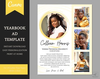 Graduation Dedication Page - Etsy