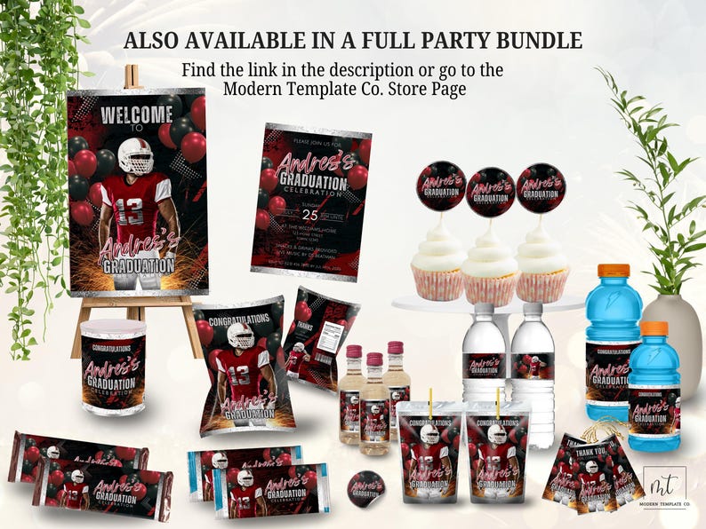 Graduation or Birthday Candy Wrapper Template, Modern Red/black Design ...