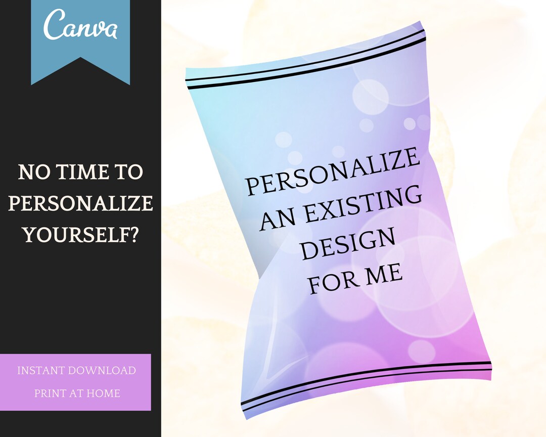 Customization of Existing Design - Etsy