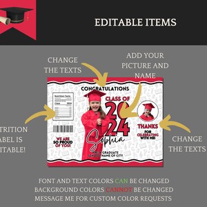 Red Pre-school / Kindergarten Graduation Set for Kids With Chip Bag ...