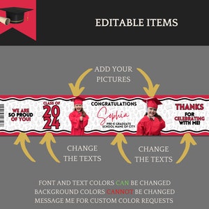 Red Pre-school / Kindergarten Graduation Set for Kids With Chip Bag ...