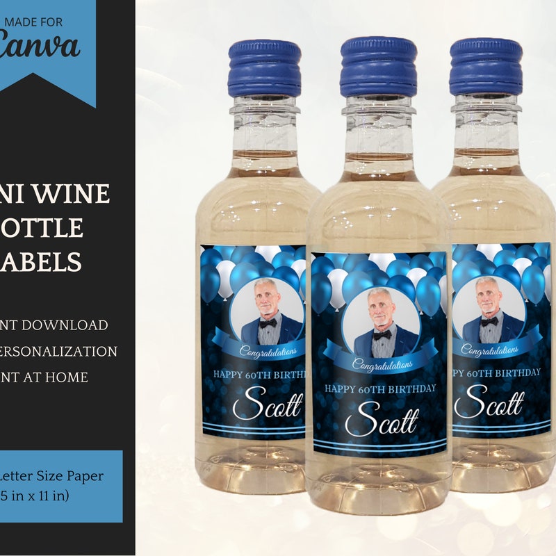 Mini Bottle Labels - Etsy