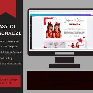 Dance Recital Ad Template - Editable Full Page Program Ad Tribute With ...