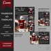 Senior Yearbook Ad Template Sports / Athletes Theme Football, Soccer ...