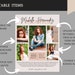 Senior Yearbook Ad Template - Editable Full Page Template With 5 Pic ...