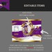 Purple Graduation Chip Bag Template, Grad Party Decorations, Class of ...