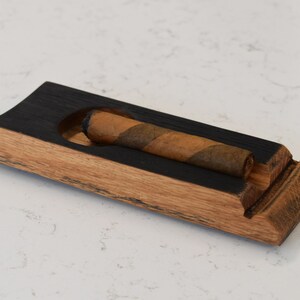 Whiskey Barrel Stave Cigar Holder - Etsy