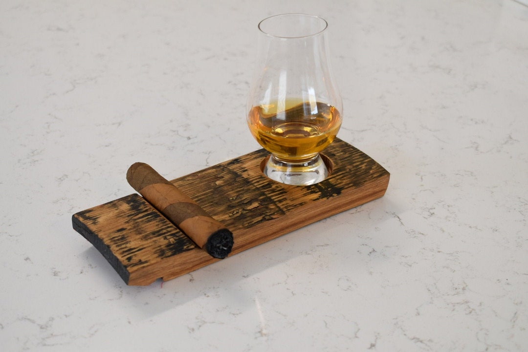 Whiskey Barrel Stave Cigar Holder - Etsy