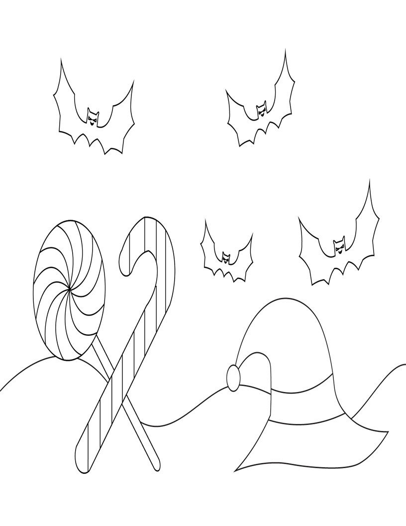 50 Halloween Coloring Pages - Set of 50 Pages - Etsy
