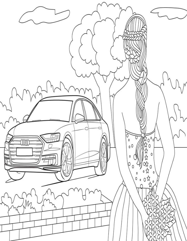 48 Transportation Coloring Pages - Set of 48 Pages - Etsy