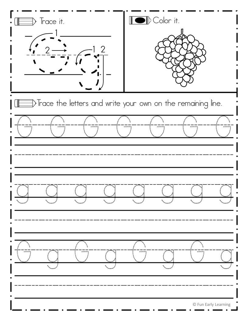 100 Handwriting Trace and Coloring Page - 100 Pages - Etsy