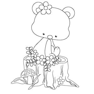 37 Spring Coloring Pages - Set of 37 Pages - Etsy