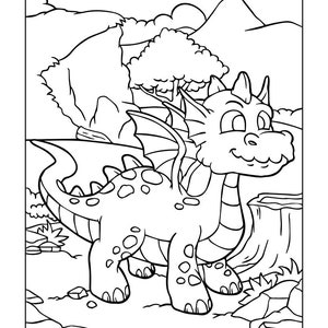 50 Dinosaur Coloring Pages - Set of 50 Pages - Etsy