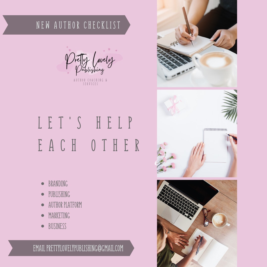 New Author Checklist - Etsy