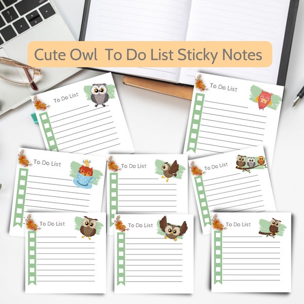 Cute Sticky Notes - Etsy