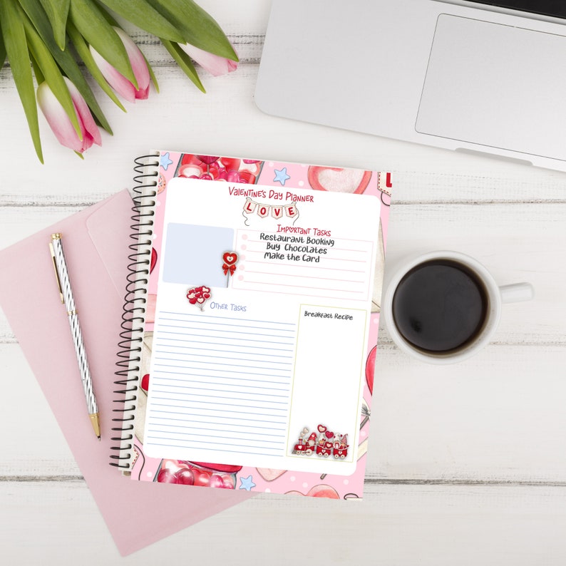 Valentines Day Printable Planner - Etsy