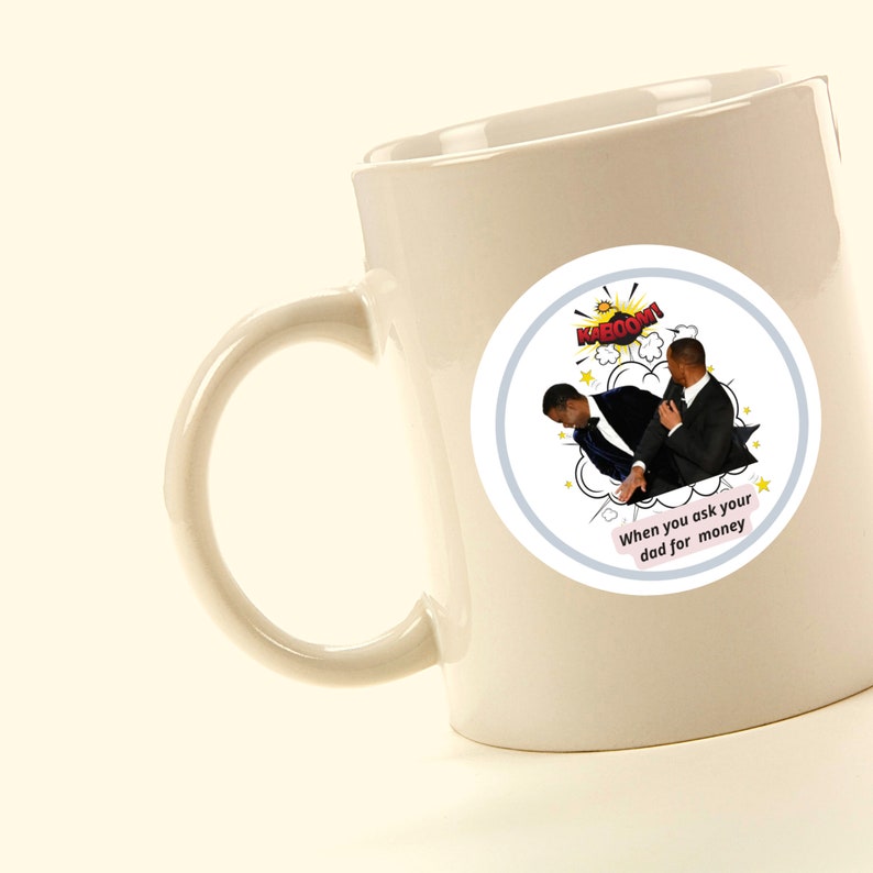 Will Smith Chris Rock PNG Sticker Meme Stickers Will Smith | Etsy