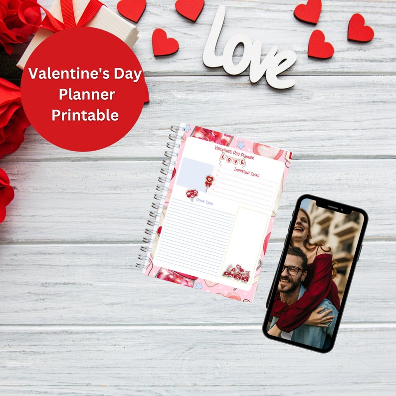 Valentines Day Printable Planner - Etsy