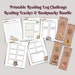 Printable Reading Log Challenge Bundle Reading Books Tracker ...