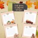 Fall Gnomes Sticky Notes Set Printable PDF - Etsy
