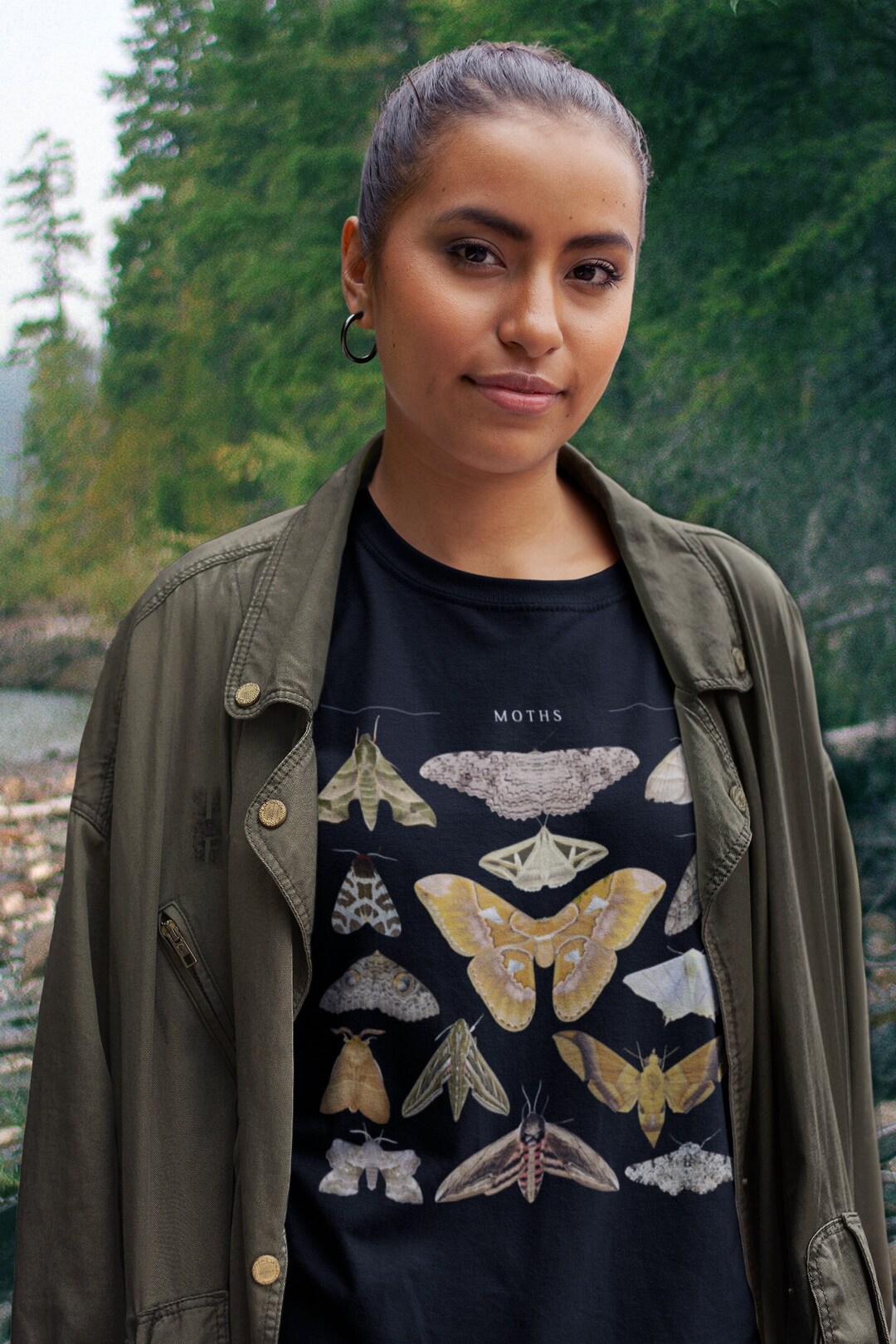 Vintage Moth Chart T-shirt | Cottagecore Shirt Bug Shirt | Aesthetic ...