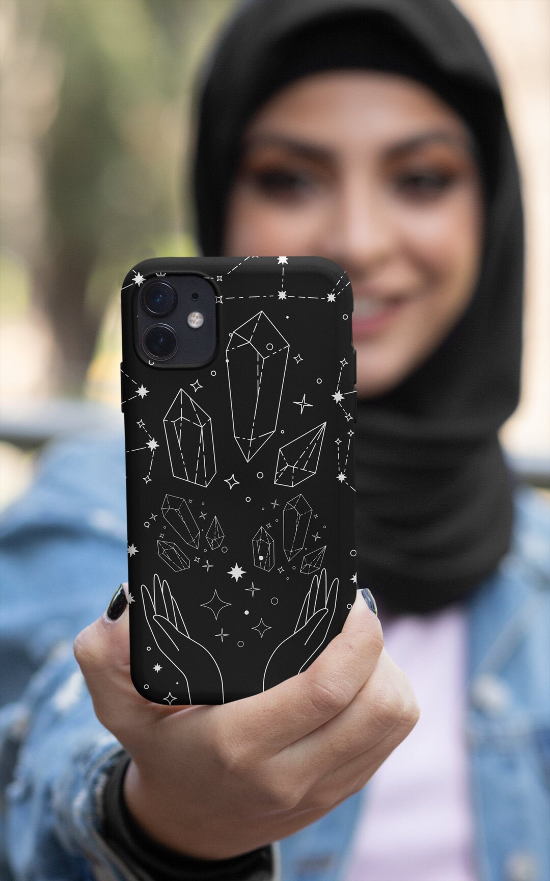 Witchy Crystals / Fundas de teléfono resistentes para iPhone y Samsung ...