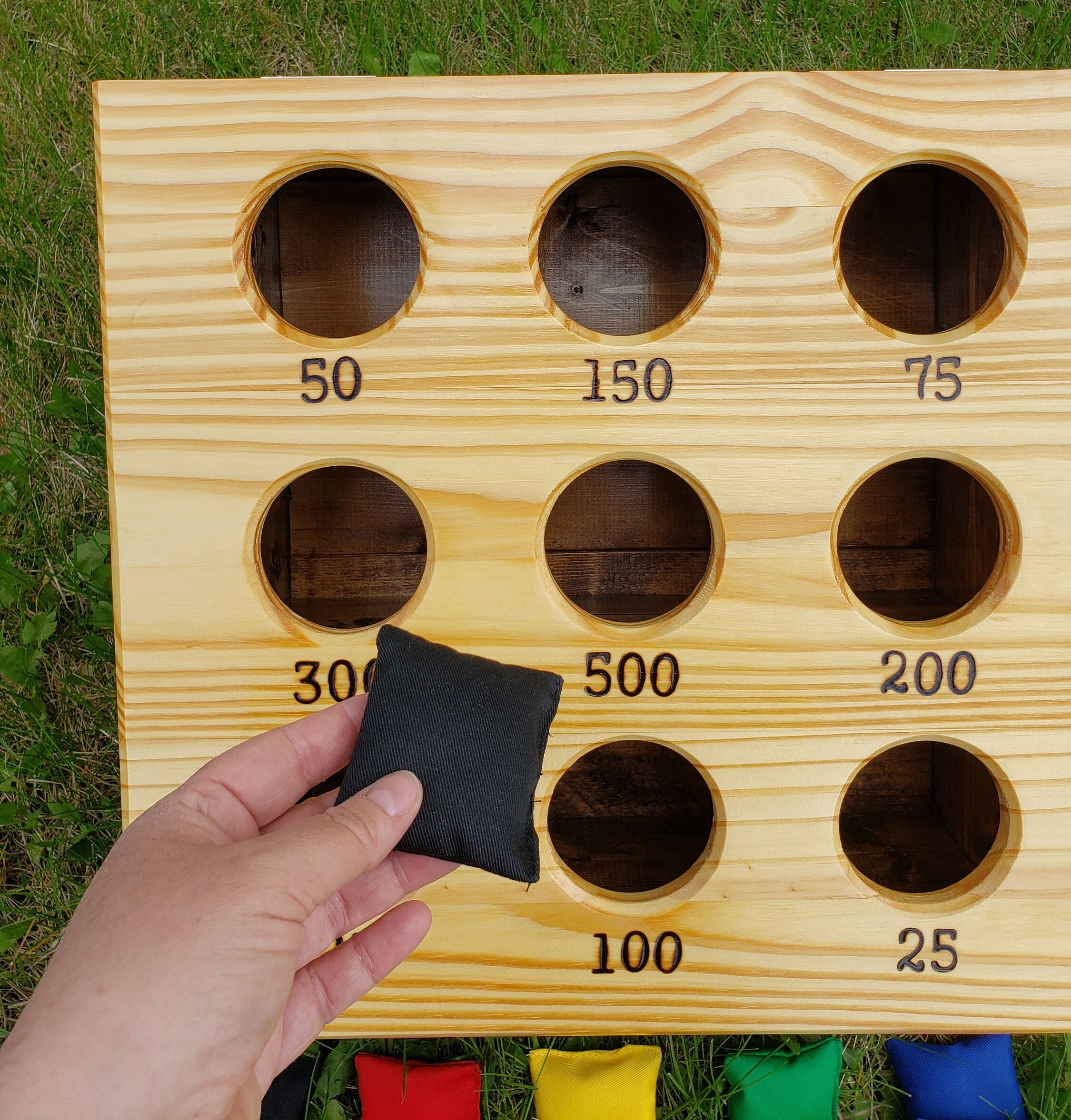 Outdoor Lawn Games Bundle for Wedding or Family Reunion, Bean Bag Toss ...