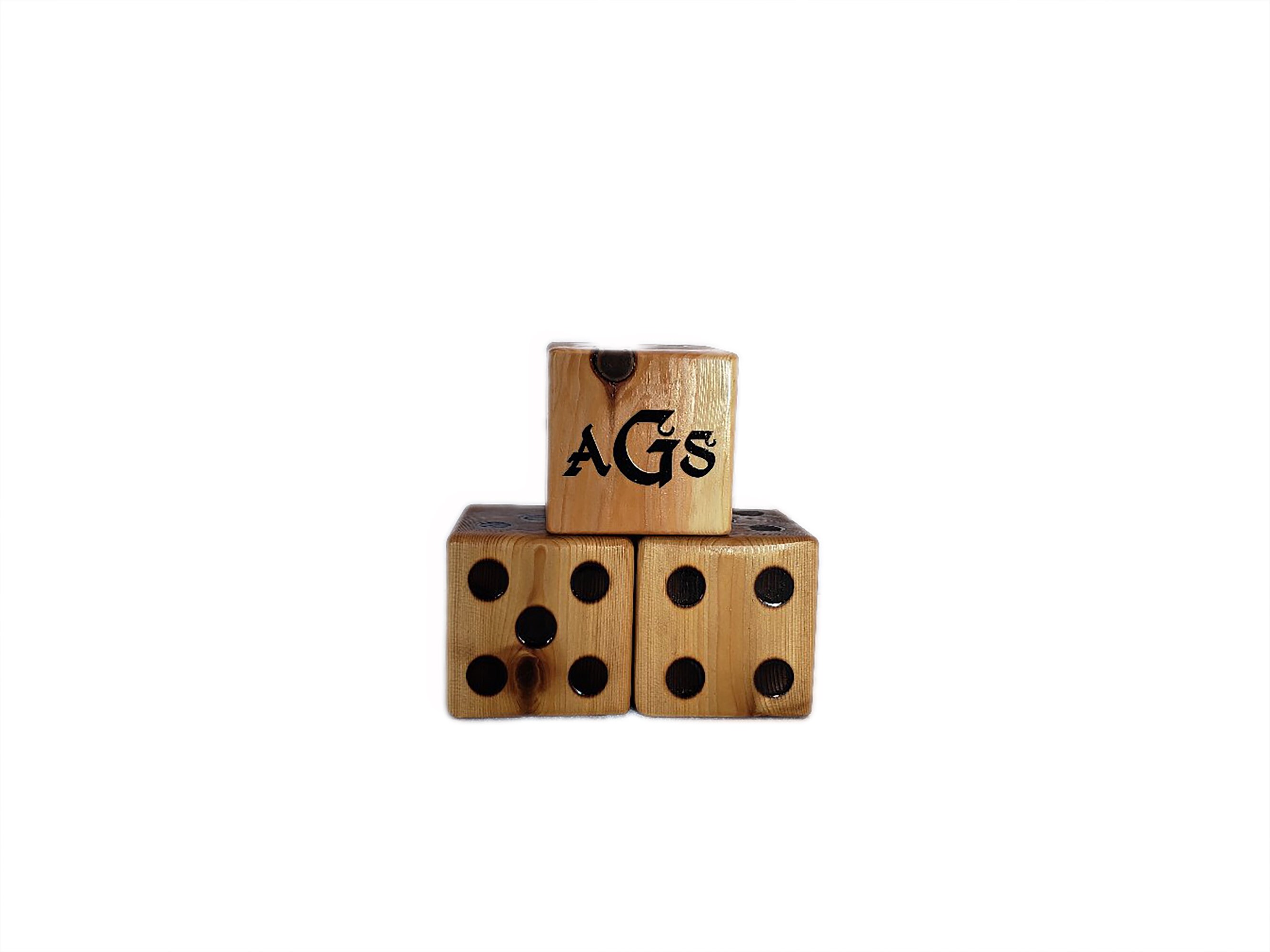 Yardzee 6 Different Personalized Dice Giant Wooden Dice - Etsy