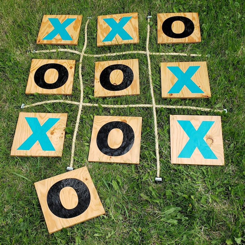 Personalized Giant Tic Tac Toe Lawn Game, Personalized Gift, X’s and O ...