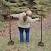 Giant Limbo Game Heavy-duty Wooden Outdoor Party Game for Kids and ...