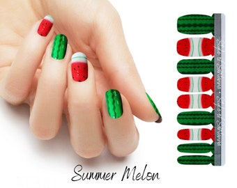 Spring Bouquet Nail Polish Wraps Stickers Strips Designs Cute Trendy ...