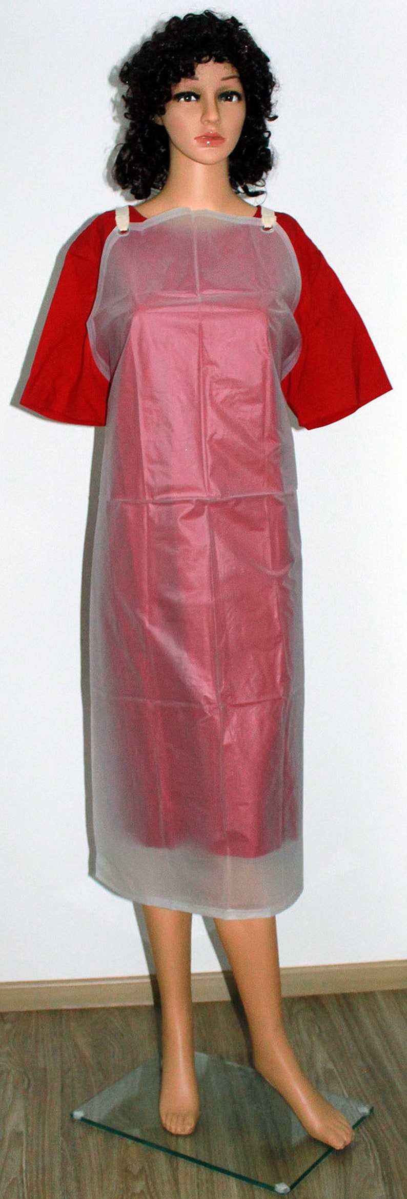 Anschmiegsame - PVC - Vinyl Schürze, Färbeschürze / Spülschürze ...