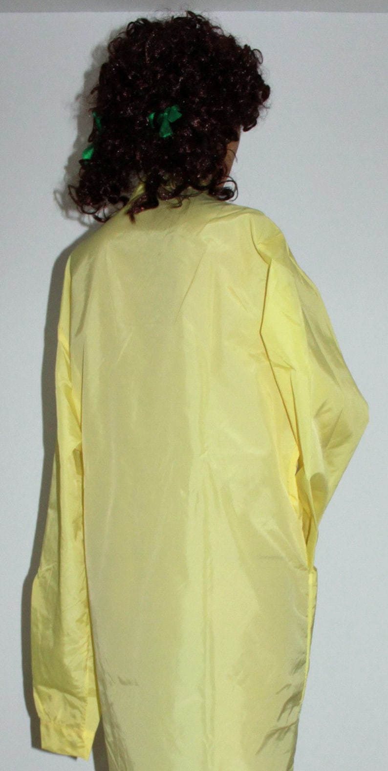 Shiny, High-necked, Wonderfully Rustic, XXL Supersize Nylon Salon Coat ...