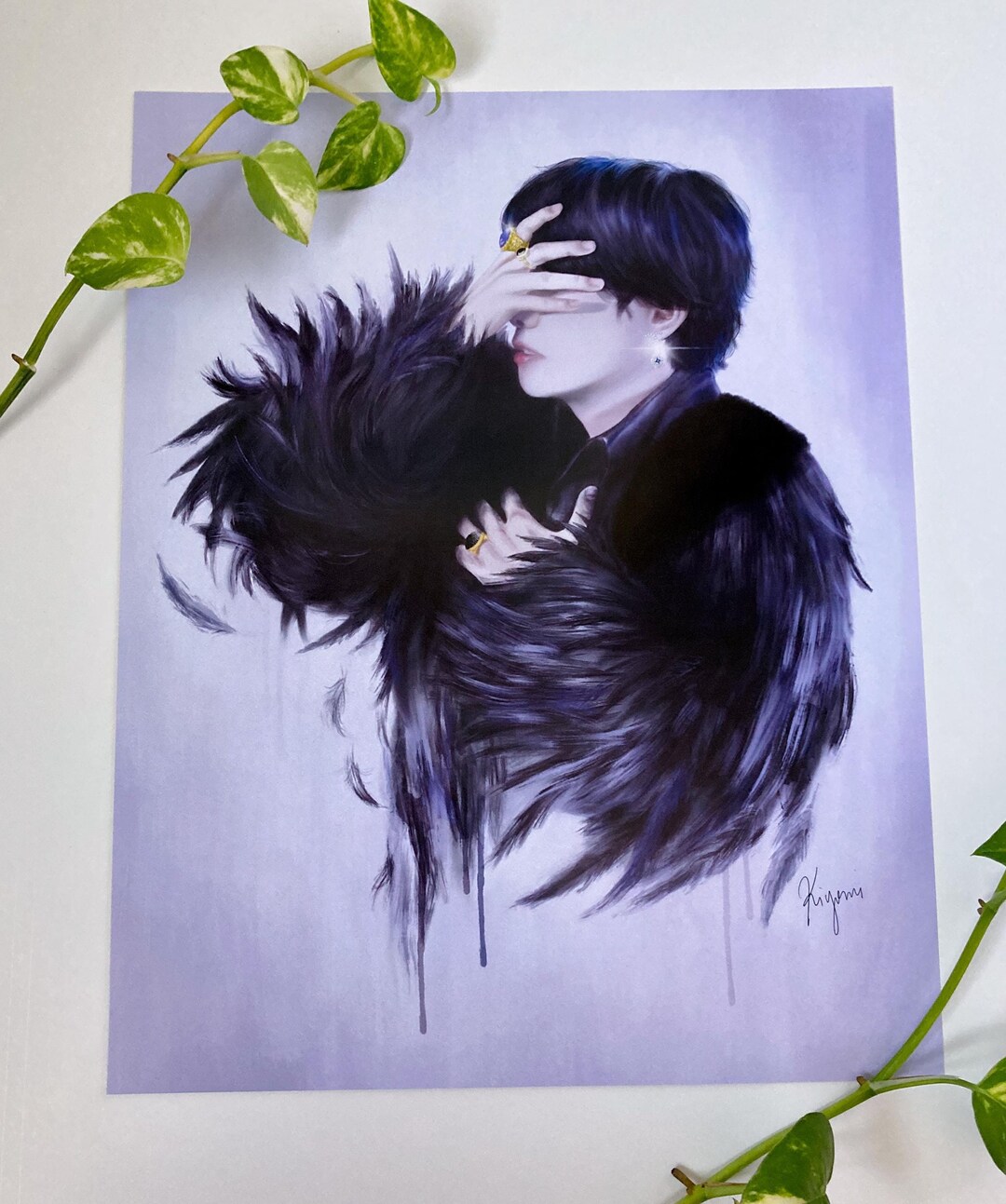 Singularity BTS Original Art Print | High Quality Archival Paper 11" X ...