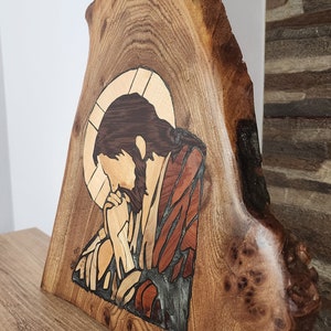 Intarsia Wall Wood Art Natural Handmade. Fully Unique and Oil Great Job ...