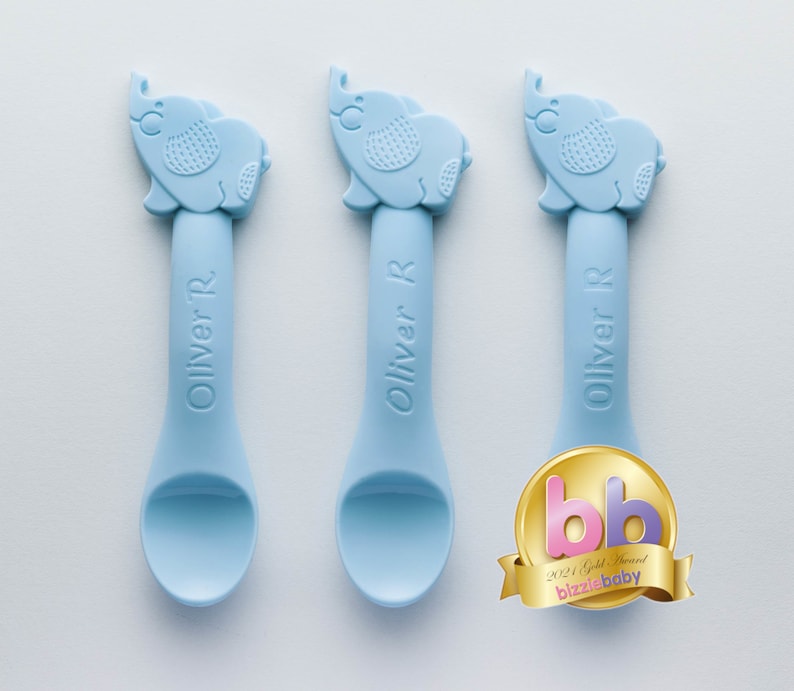 Personalised Baby Feeding Spoon / Baby Led Weaning Spoon / - Etsy UK