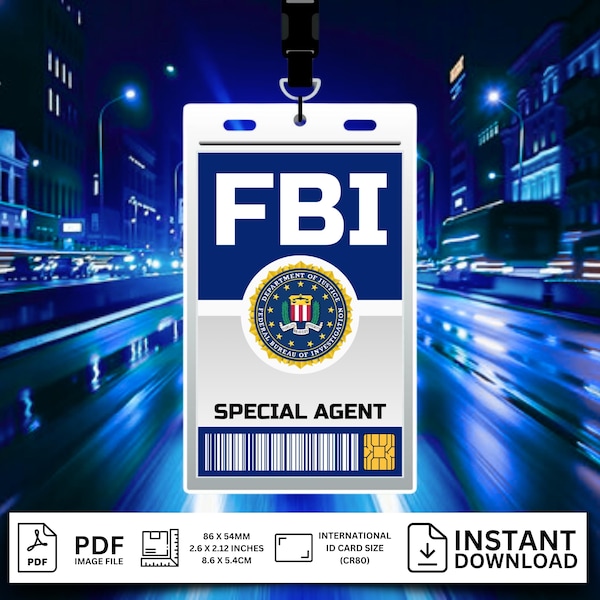 Cosplay Fbi - Etsy