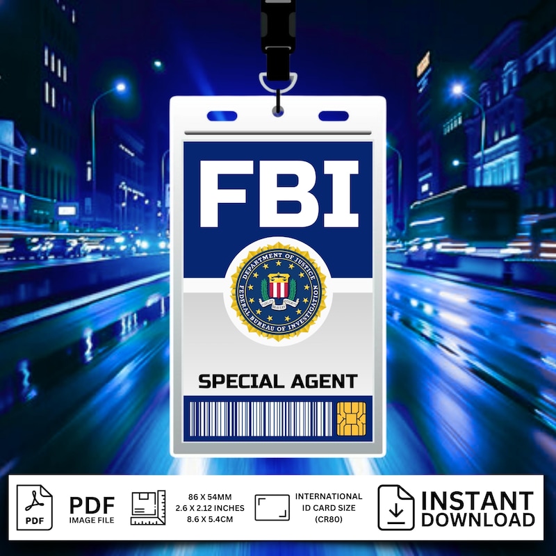 Cosplay Fbi - Etsy