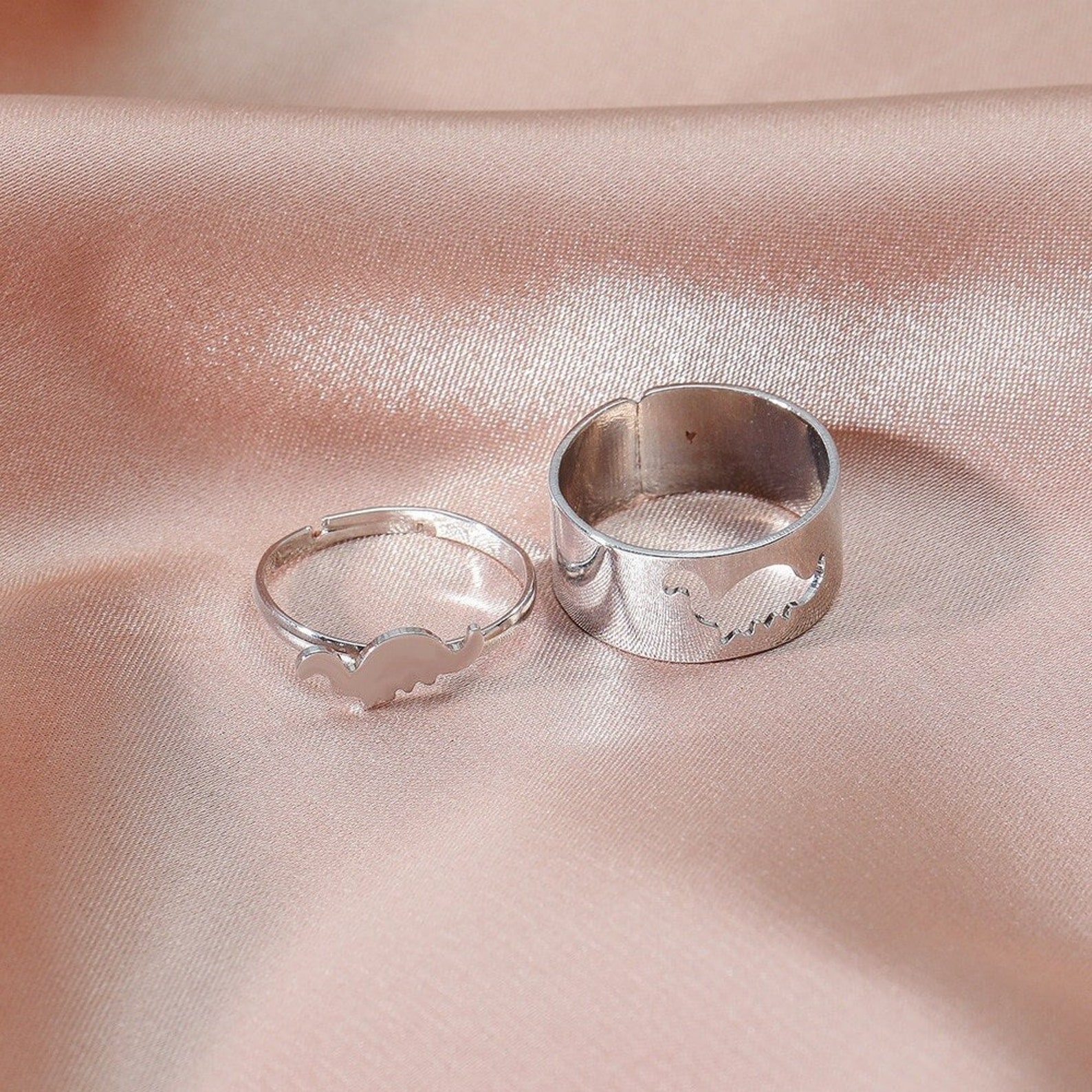 Dinosaur Matching Ringsdinosaur Couple Rings for Couplesdino - Etsy Canada