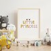 Little Princess Poster, Princess Wall Art, Nursery Print, Baby Bedroom ...