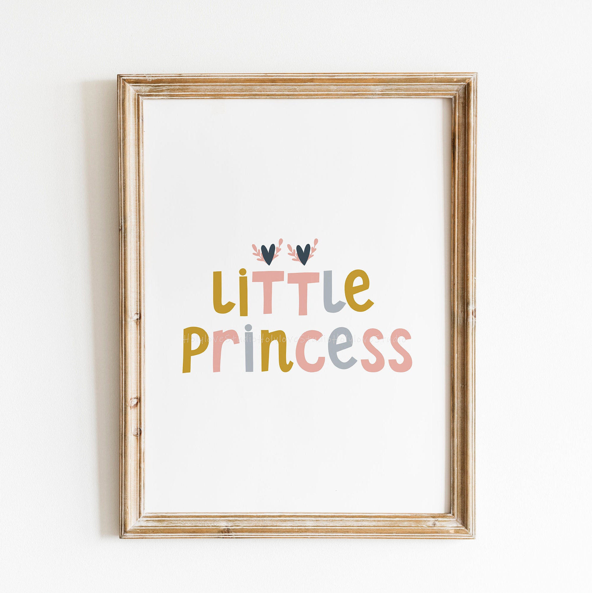 Little Princess Poster, Princess Wall Art, Nursery Print, Baby Bedroom ...