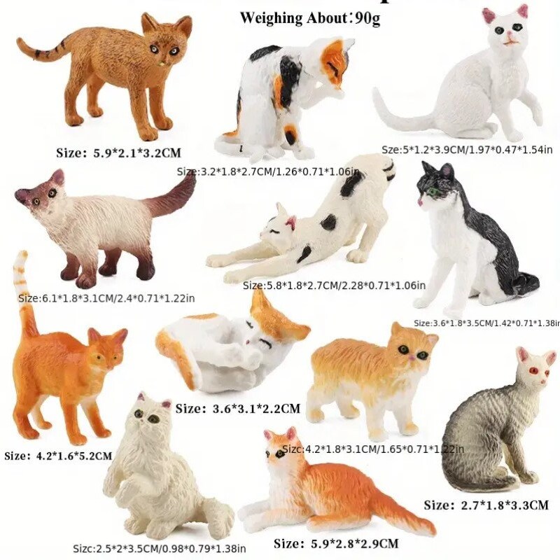 Miniature Cat Figurine - Etsy