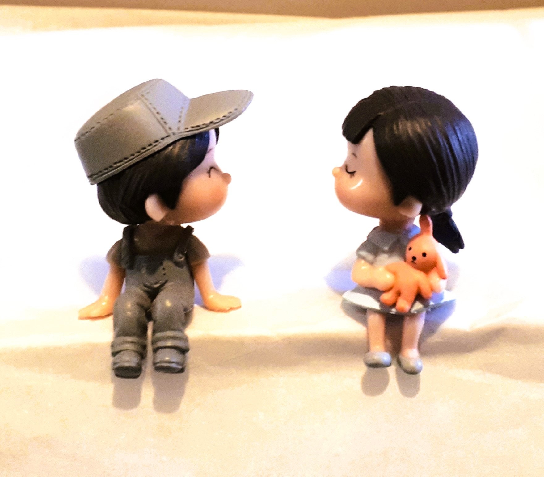 Miniature Couple, Mini People. Doll and Model Supplies, 2.5 Resin ...