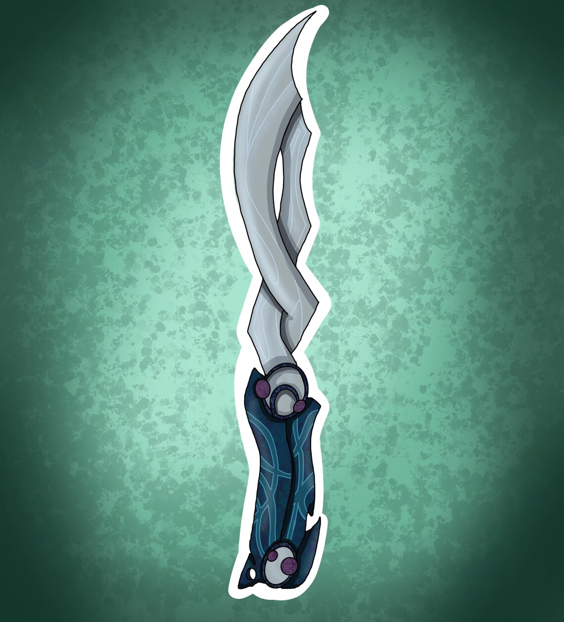 The Dragon Prince raylas blade Vinyl sticker | Etsy