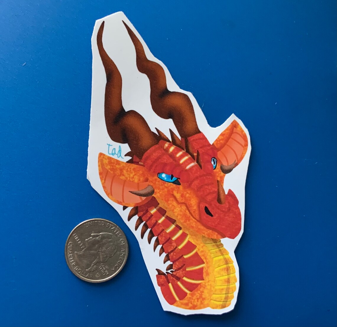 Wings of Fire Peril Vinyl Sticker | Etsy